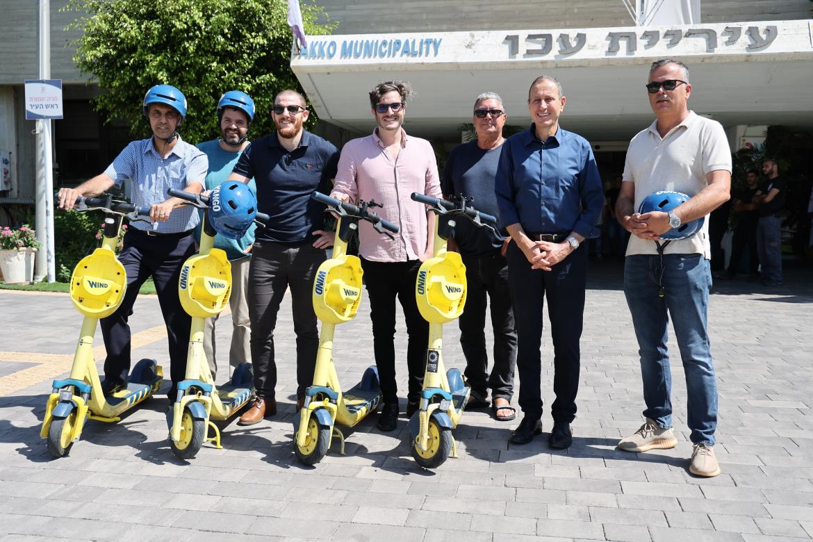 Yango-Wind השיקה את שירות הקורקינטים השיתופיים שלה בעכו